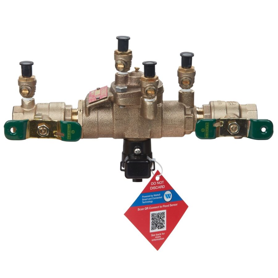 WATTS LF009M3 - 3/4" Bronze Reduced Pressure Zone Assembly - Backflow ...